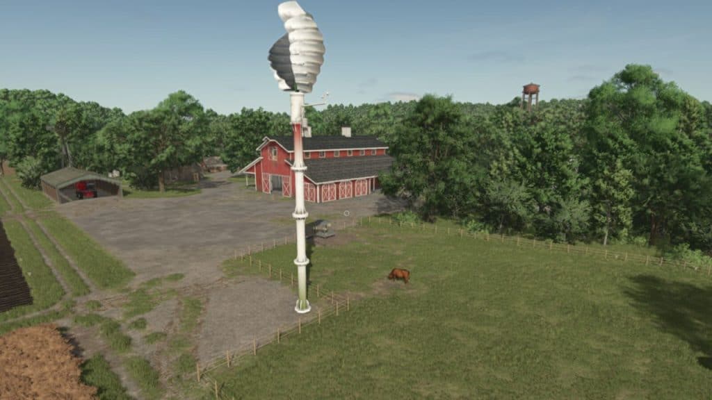 FS25 Vertical Windturbine Lizard H15 V1.1 - FS 25 Objects Mod Download