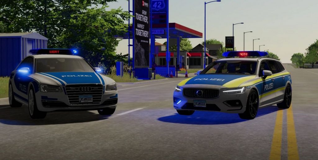 FS22 Audi A8 D4 2015 police support vehicle v1.0.0.1 - FS 22 Cars Mod ...