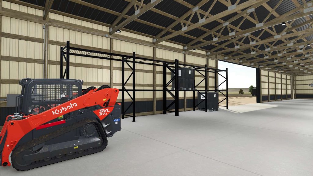 FS25 72×170 Shed v1.0 - FS 25 Buildings Mod Download