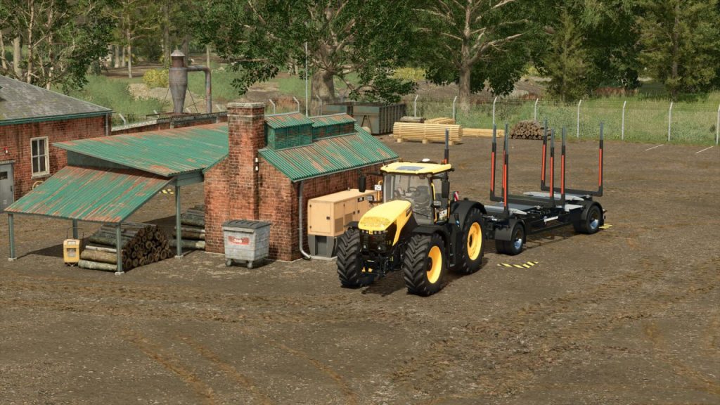 FS25 Auto Load Wood V1.0 - FS 25 Trailers Mod Download