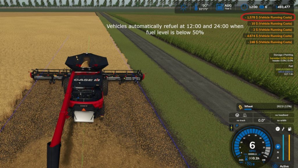 FS25 Auto Refuel v1.0.0.1 - FS 25 Other Mod Download