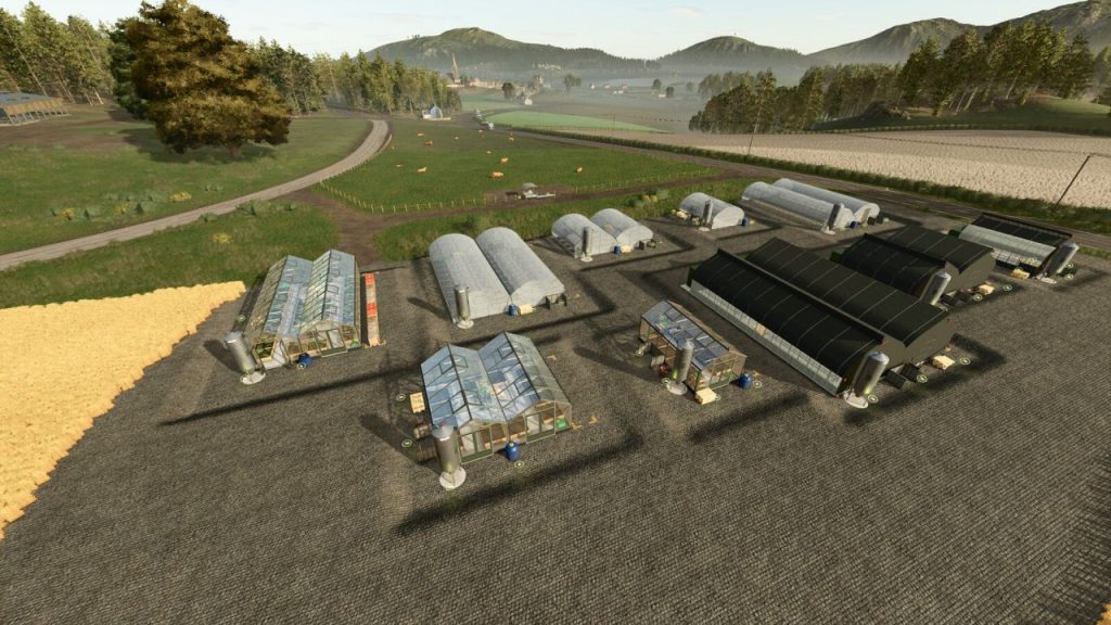 FS25 BioGreenhousePack V1 (1) - Farming simulator 19 / 17 / 15 Mod