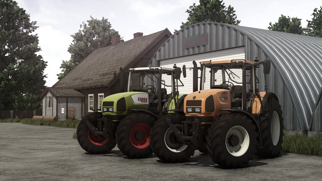 FS25 CLAAS / Renault Ares 836 RZ (Rust Edition) v1.0.0.3 - FS 25 ...