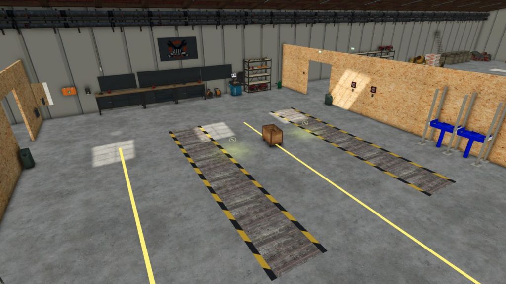 FS25 Construction yard building v1 (1) - Farming simulator 19 / 17 / 15 Mod