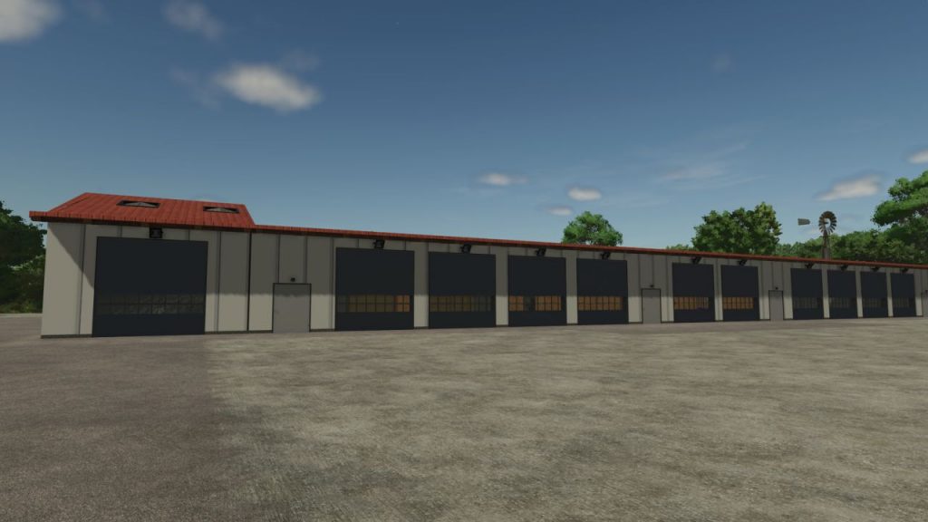 FS25 Construction yard building v1 (3) - Farming simulator 19 / 17 / 15 Mod