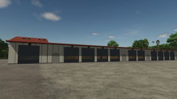 FS25 Construction yard building v1 (3) - Farming simulator 19 / 17 / 15 Mod