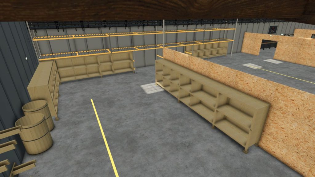 FS25 Construction yard building v1 (5) - Farming simulator 19 / 17 / 15 Mod