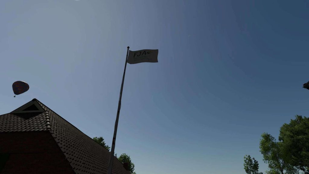 FS25 FJA Flag v1.0 - FS 25 Objects Mod Download