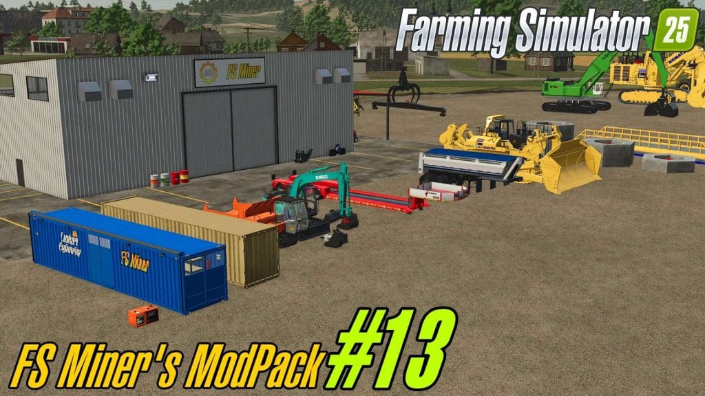 FS25 FS Miners Mod Pack #13 (December 2025) v1.0 - FS 25 Packs Mod Download