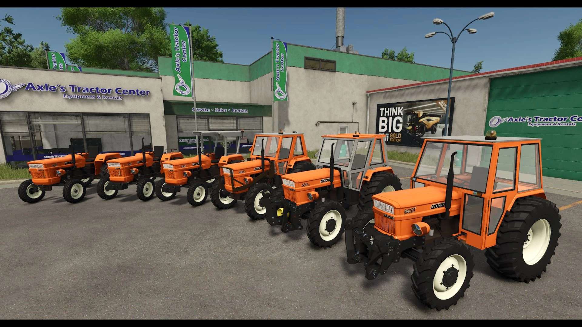 FS25 Fiat 420 – 640 2wd 4wd with front hydraulics v1.0 - FS 25 Tractors ...