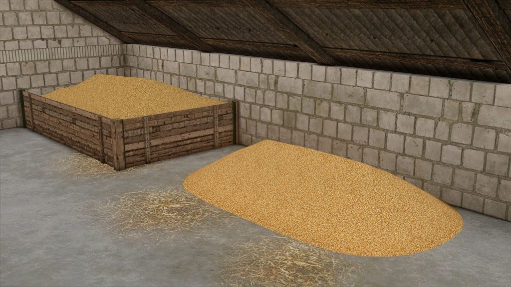 FS25 Grain Boxes V1.1 - FS 25 Objects Mod Download