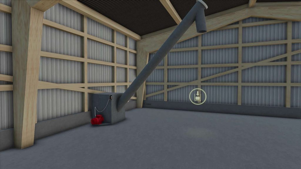 FS25 Hall with integrated silo v1.0 - FS 25 Objects Mod Download