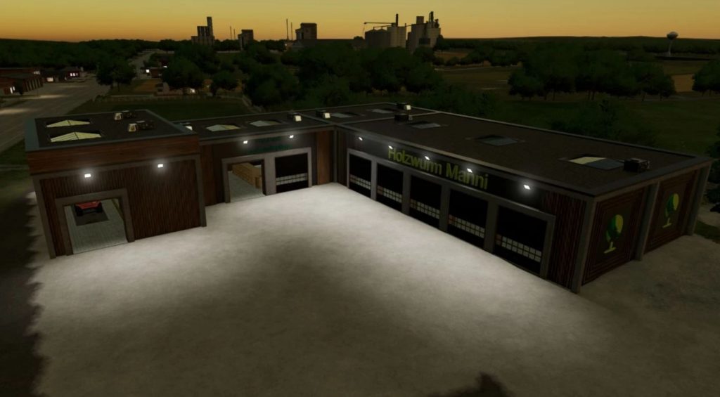 FS25 Holzwurm Manni Pack v1.1 - FS 25 Buildings Mod Download