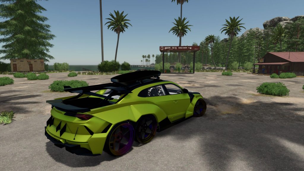 FS25 Lamborghini Urus 6x6 v1.1 - FS 25 Cars Mod Download