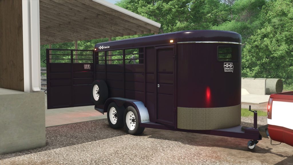 FS25 Livestock Trailer v1.0 - FS 25 Trailers Mod Download