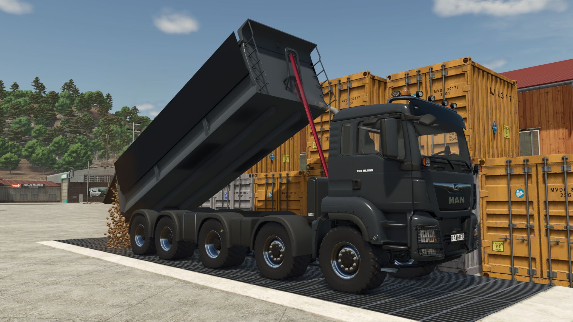 FS25 MAN TGS 18.500 Kipper v1 (3) - Farming simulator 19 / 17 / 15 Mod