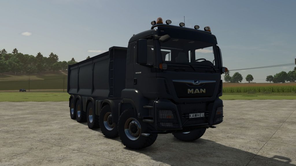 FS25 MAN TGS 18.500 Kipper v1 (4) - Farming simulator 19 / 17 / 15 Mod