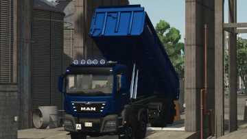 FS25 MAN TGS 4 Achs Kipper v1.0.0 (2) - Farming simulator 19 / 17 / 15 Mod