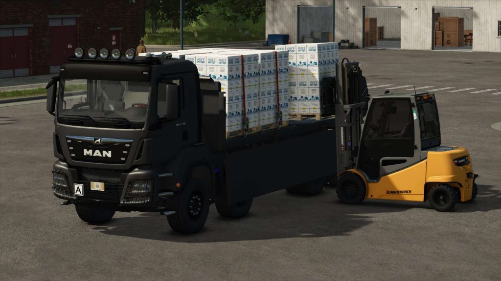 FS25 MAN TGS 4 Achs Kipper v1.0.0 (3) - Farming simulator 19 / 17 / 15 Mod