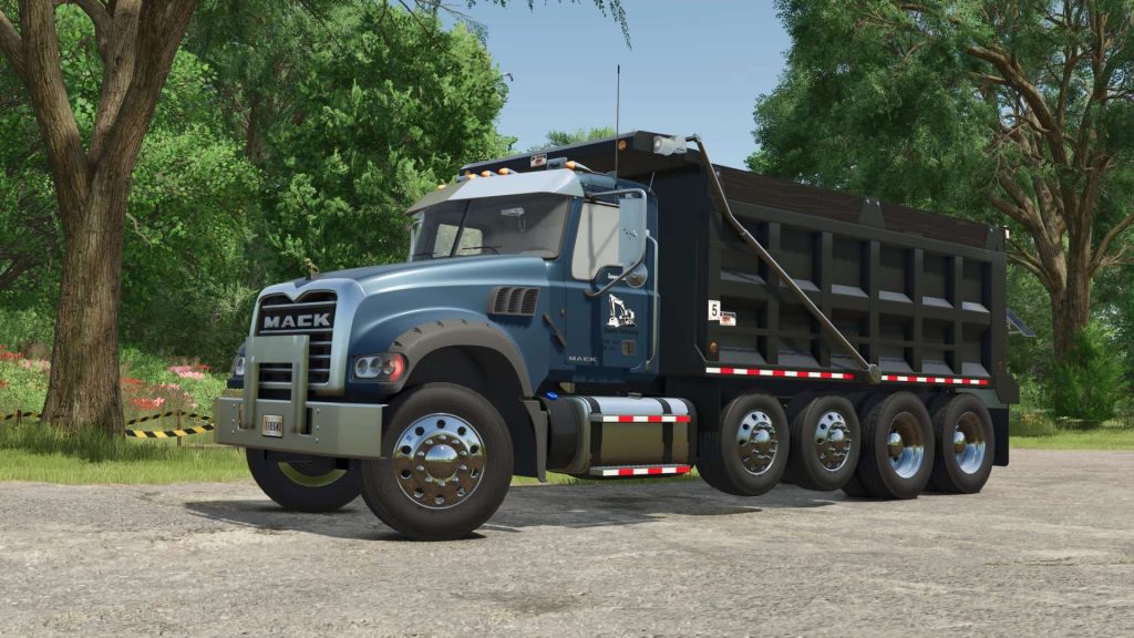 FS25 Mack Gu713 Granite v1.0 - FS 25 Trucks Mod Download