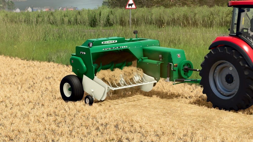 FS25 Oliver 720 RotoFlo v1.0 - FS 25 Implements & Tools Mod Download