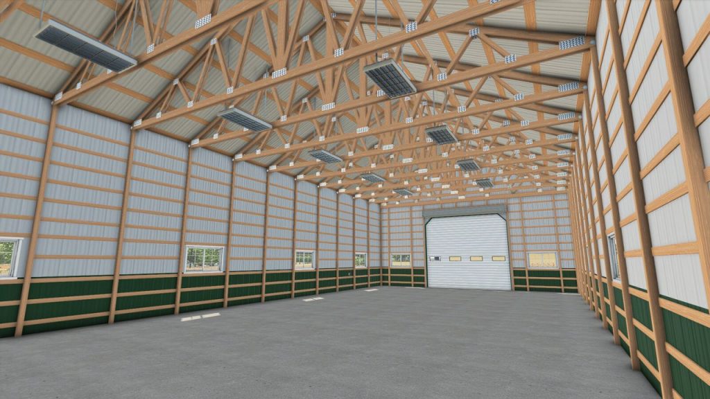 FS25 Pole Barn v1.0.0 (4) - Farming simulator 19 / 17 / 15 Mod