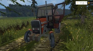FS15 MASSEY FERGUSON 255 2WD NEW RED PERKINS EXTRA HIT V1.0 - FS 15 ...