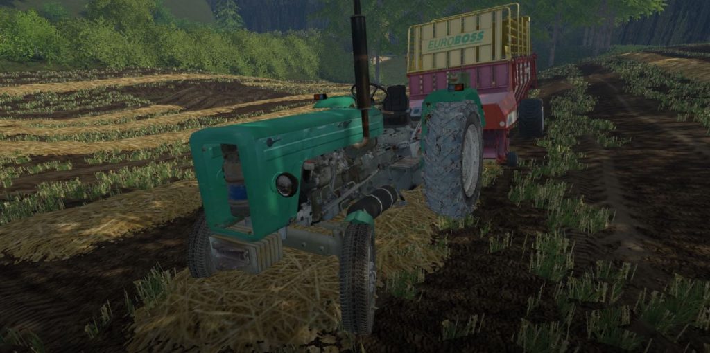 FS15 URSUS C 355 2WD OLD GRREN POLAND EXTRA HIT V1.0 - FS 15 Tractors ...