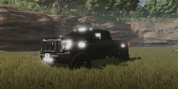 FS25 2024 GMC Sierra Denali 2500/3500 v1.0 - FS 25 Cars Mod Download