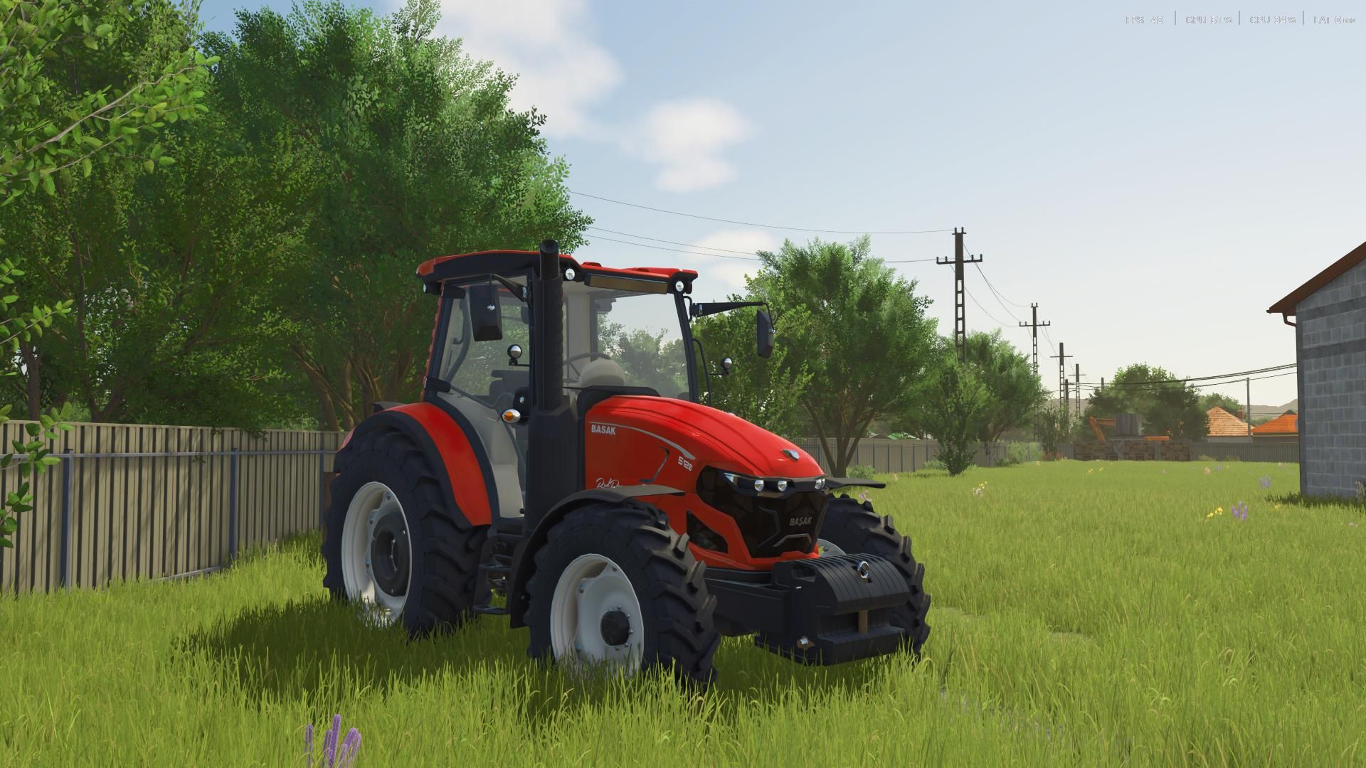 FS25 Başak 5120 RedPower v1.1 - FS 25 Tractors Mod Download