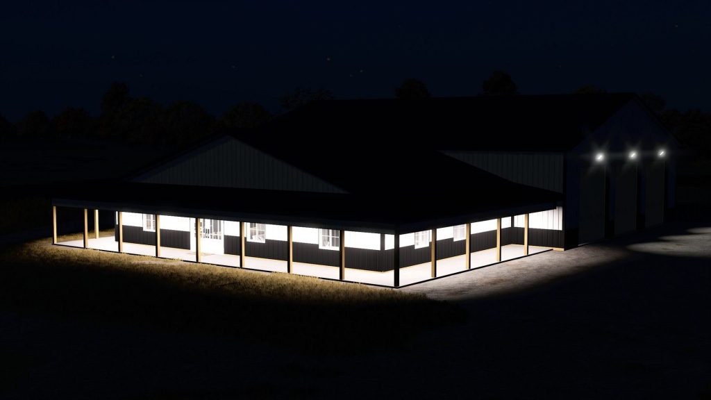 FS25 Barndominium v1 (4) - Farming simulator 19 / 17 / 15 Mod