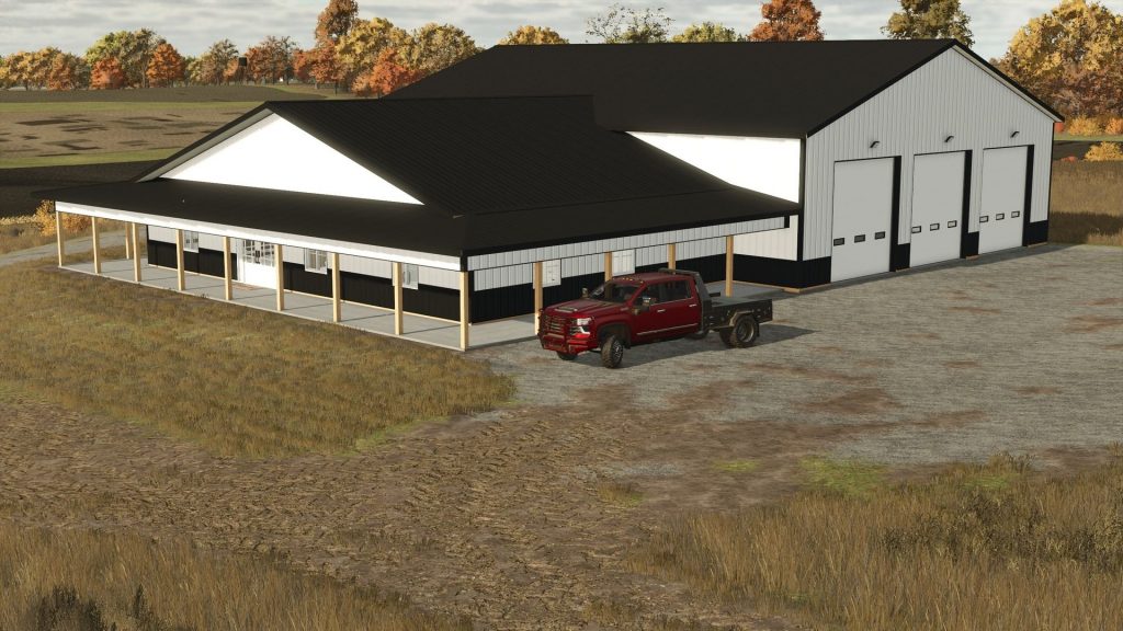 FS25 Barndominium v1 (5) - Farming simulator 19 / 17 / 15 Mod