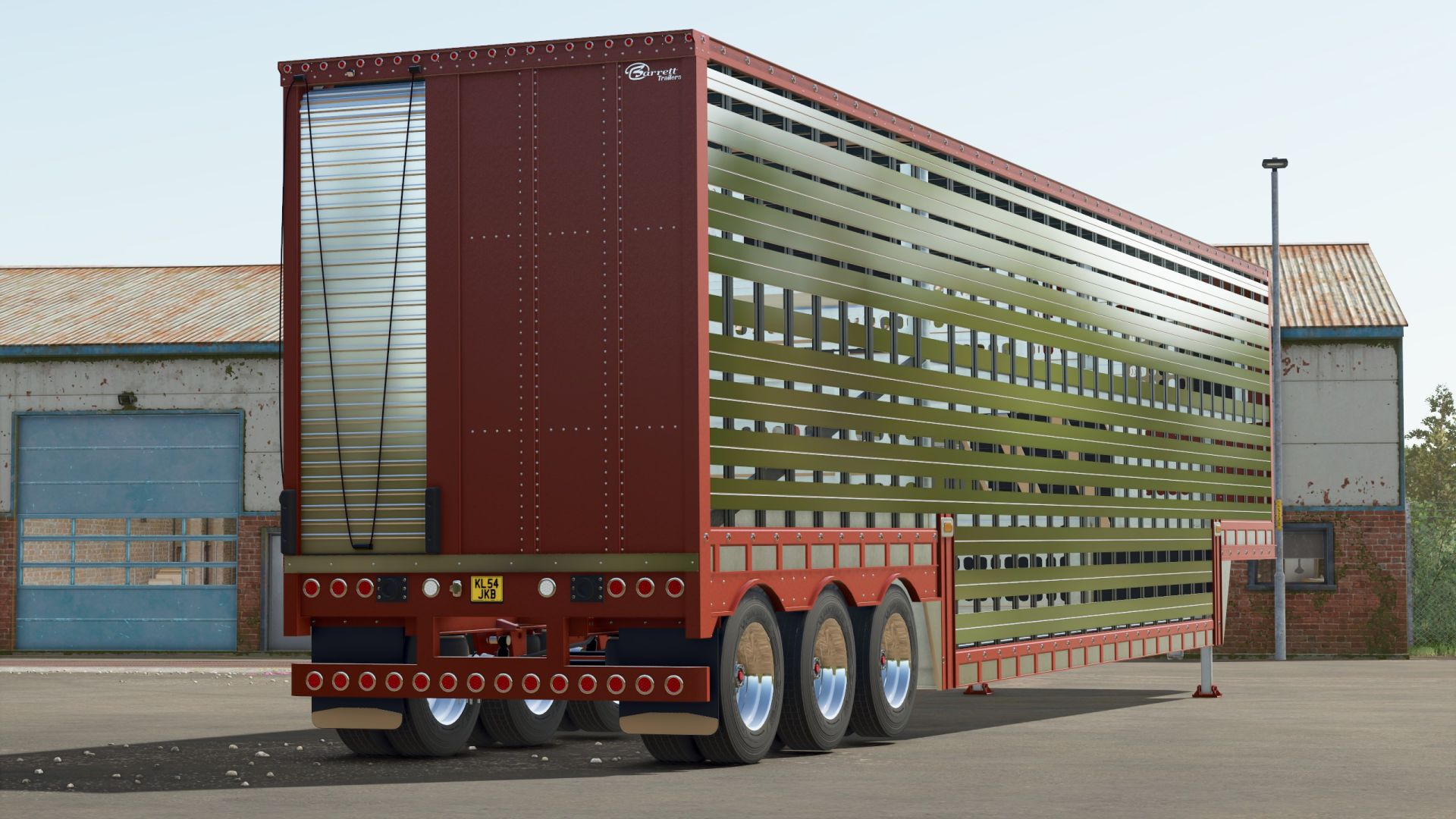 FS25 Barrett Livestock Trailer v1.0 - FS 25 Trailers Mod Download