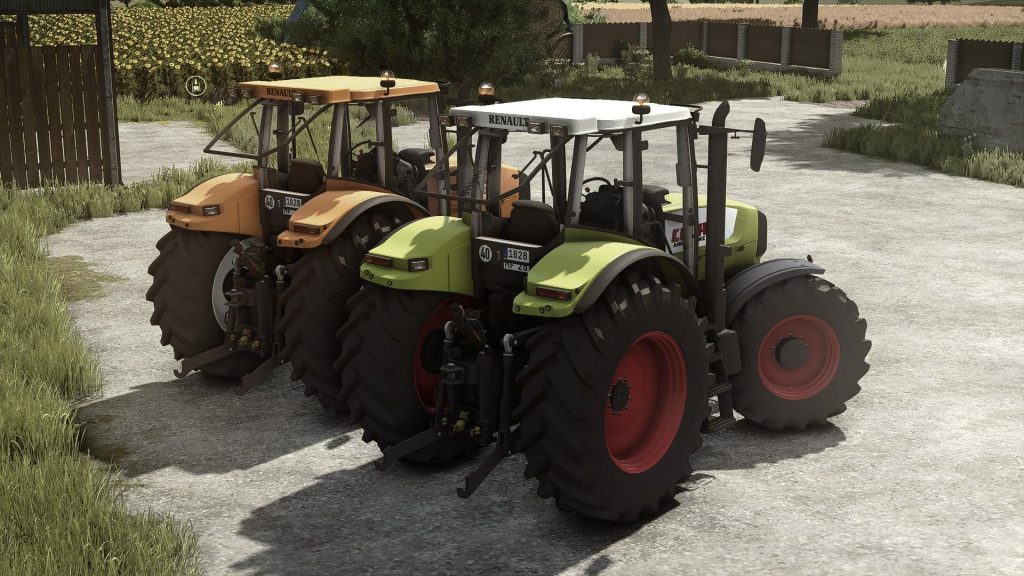 FS25 CLAAS / Renault Ares 836 RZ (Rust Edition) v1.0.0.4 - FS 25 ...
