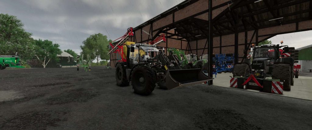 FS25 Fendt Xylon 524 v1.0.1 - FS 25 Tractors Mod Download