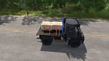 FS25 Fliegl TDK UNIMOG v1.0.0 (3) - Farming simulator 19 / 17 / 15 Mod