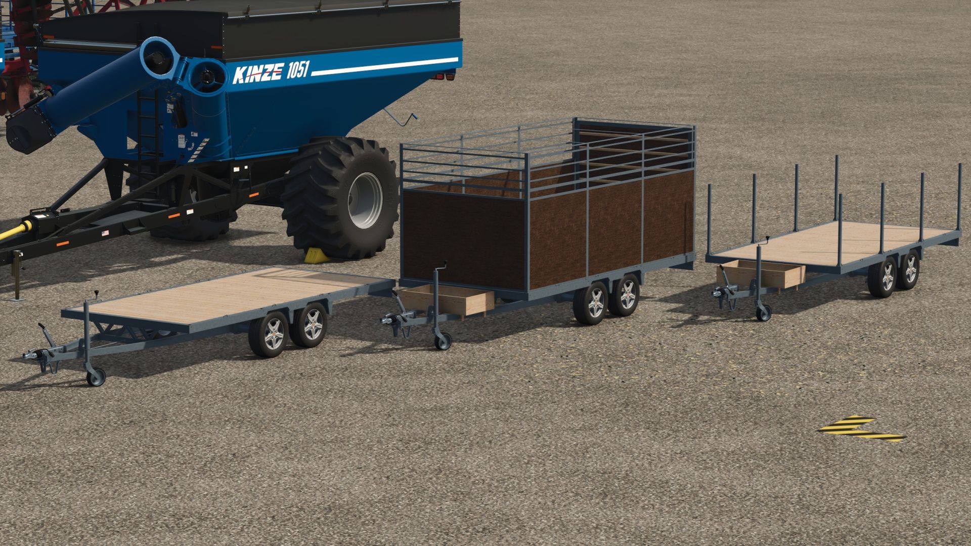FS25 Homemade car trailer v1.1 - FS 25 Trailers Mod Download