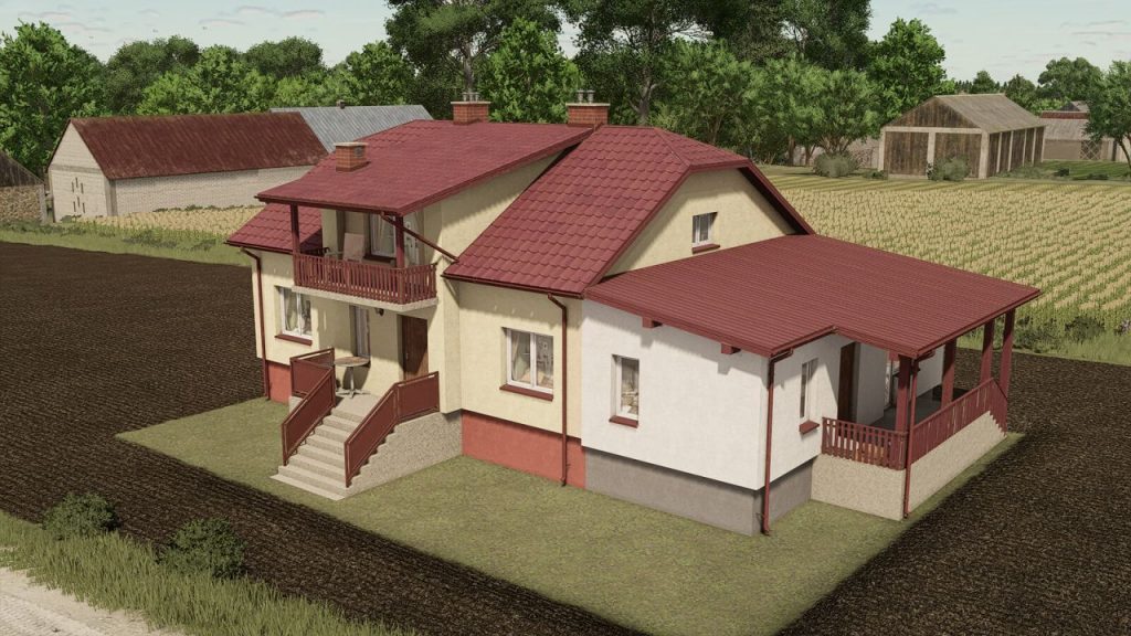 FS25 House v1.0 - FS 25 Buildings Mod Download