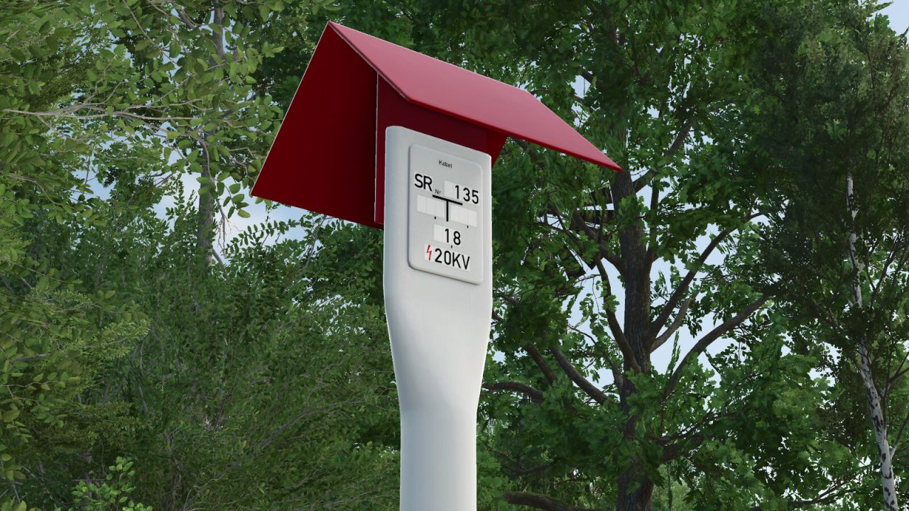 FS25 Infoposts v1.0 - FS 25 Objects Mod Download