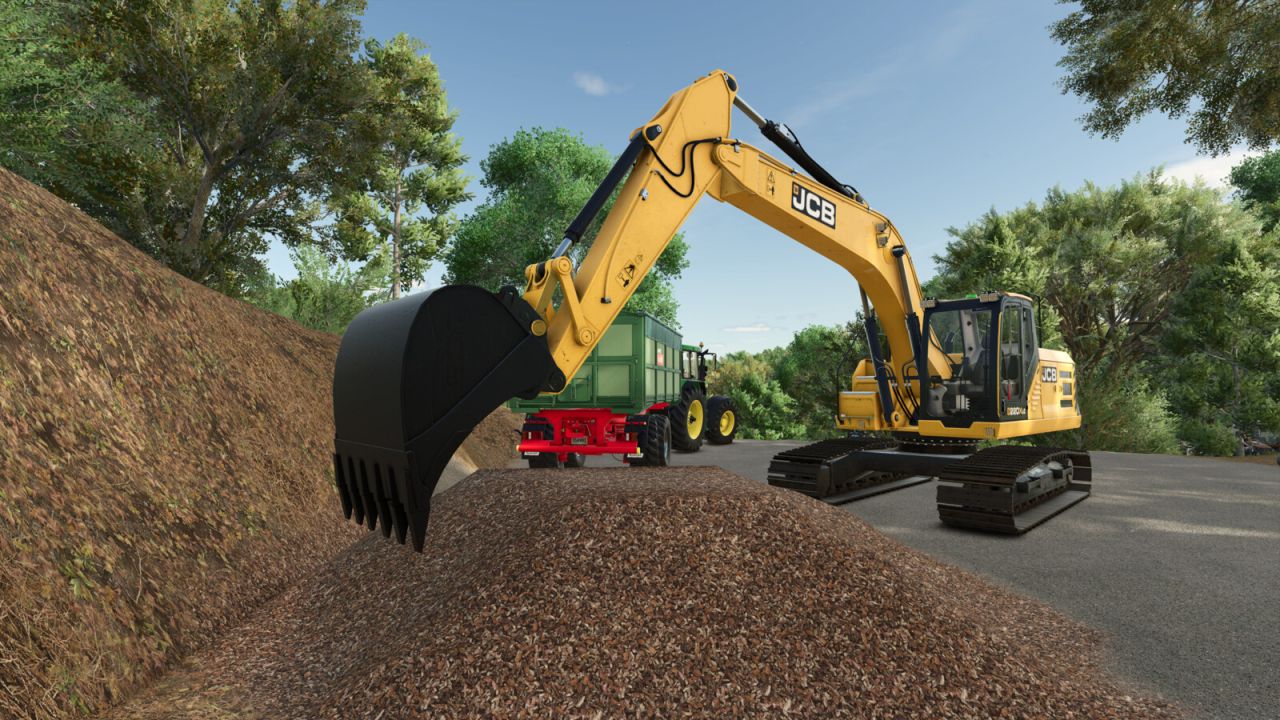 FS25 JCB 220X Excavator v1.0.0.1 - FS 25 Forklifts / Excavators Mod ...