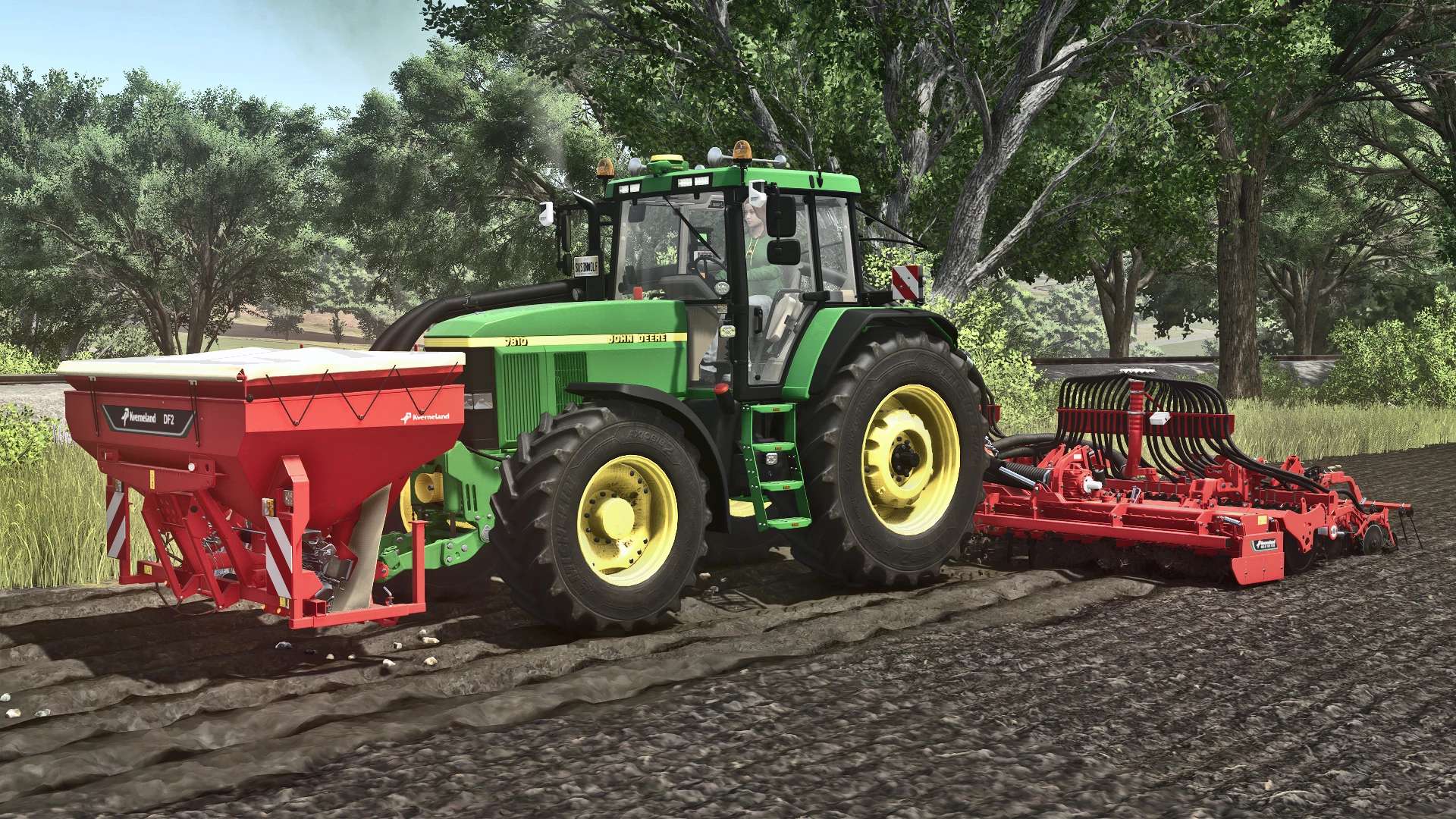 FS25 John Deere 7810 FR12 v1.5.1.1 - FS 25 Tractors Mod Download