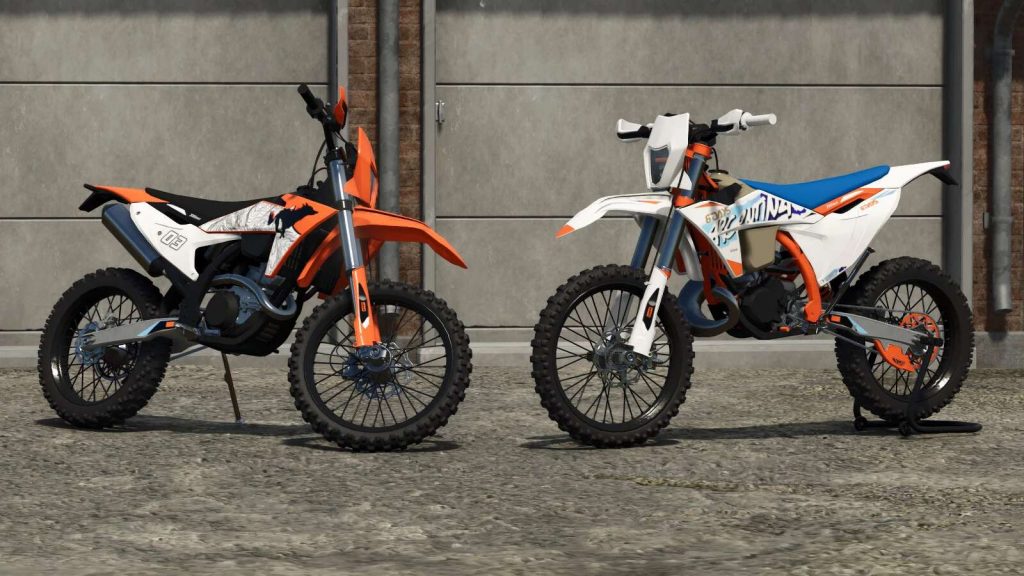 FS25 KTM 350 EXCF v1.0 - FS 25 Vehicles Mod Download