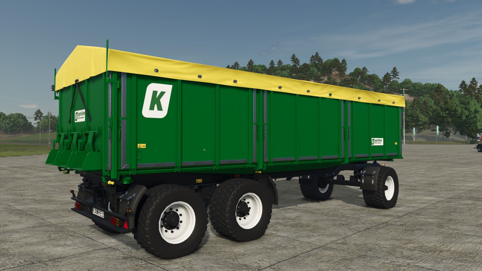 FS25 Kröger HKD 402 V1.0.0.3 - FS 25 Trailers Mod Download