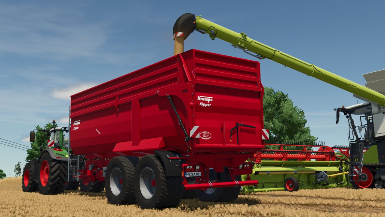 FS25 Krampe Big Body 790 v1.1 - FS 25 Trailers Mod Download