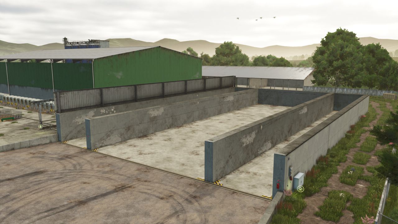 FS25 Lizard Covered Multi Bunkersilos v1.0 - FS 25 Buildings Mod Download