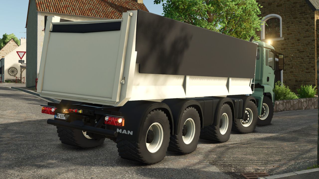 FS25 MAN TGS 18.500 Kipper v1 (1) - Farming simulator 19 / 17 / 15 Mod