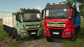 FS25 MAN TGS 18.500 Kipper v1 (2) - Farming simulator 19 / 17 / 15 Mod