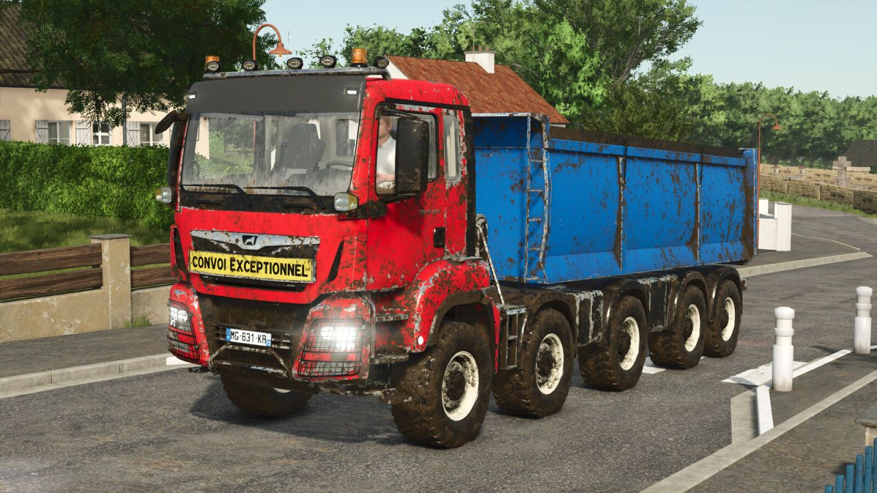 FS25 MAN TGS 18.500 Kipper v1 (4) - Farming simulator 19 / 17 / 15 Mod