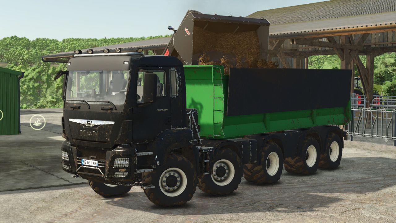 FS25 MAN TGS 18.500 Kipper v1 (6) - Farming simulator 19 / 17 / 15 Mod