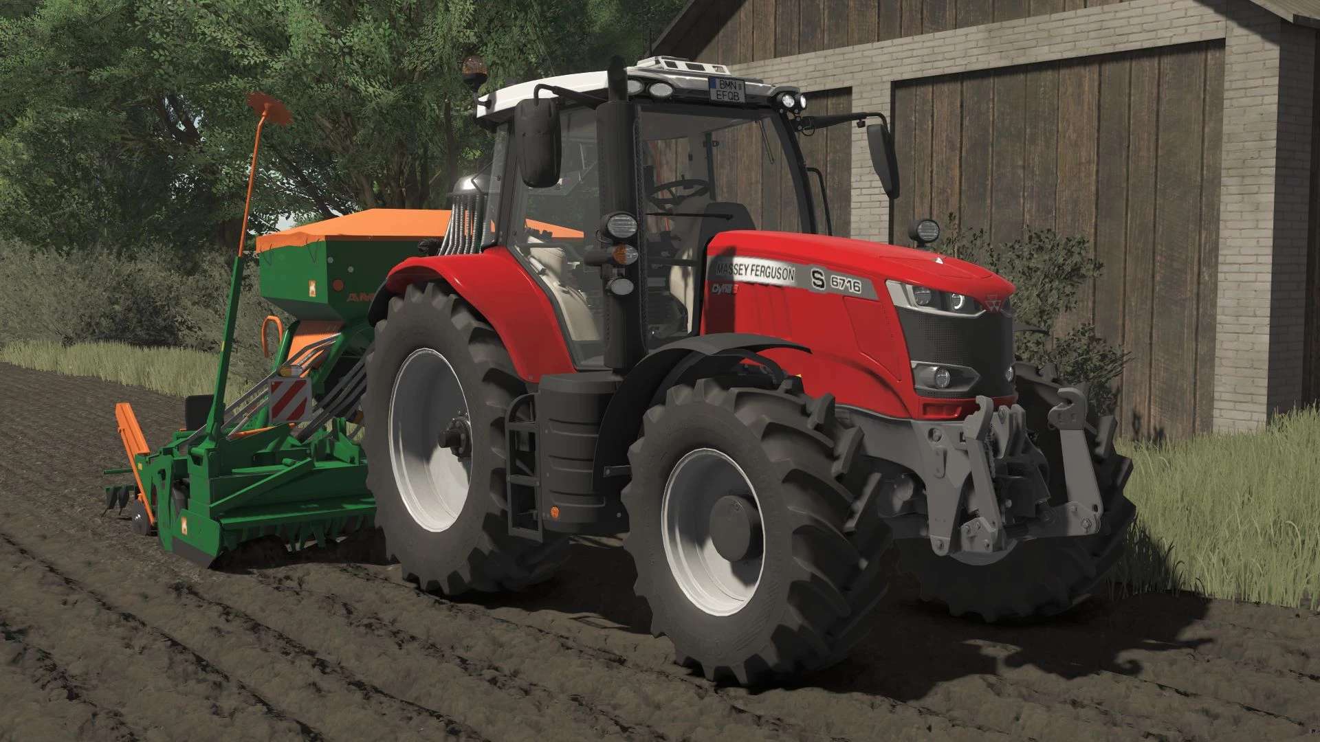 FS25 Massey Ferguson 6700S v1.0 - FS 25 Tractors Mod Download